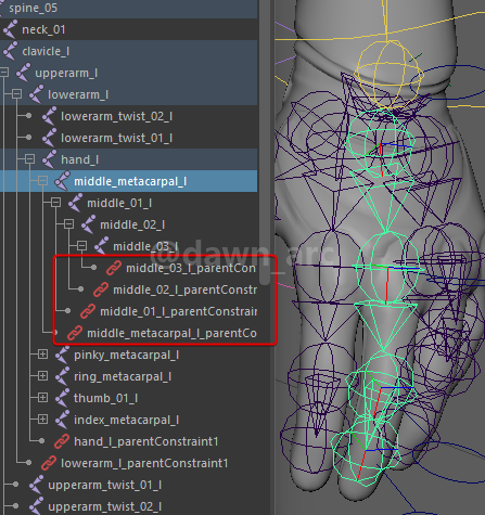 [Maya]Rigging 17 - Clavicles & Fingers